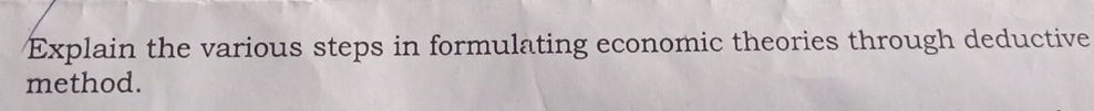 Explain the various steps in formulating | StudyX