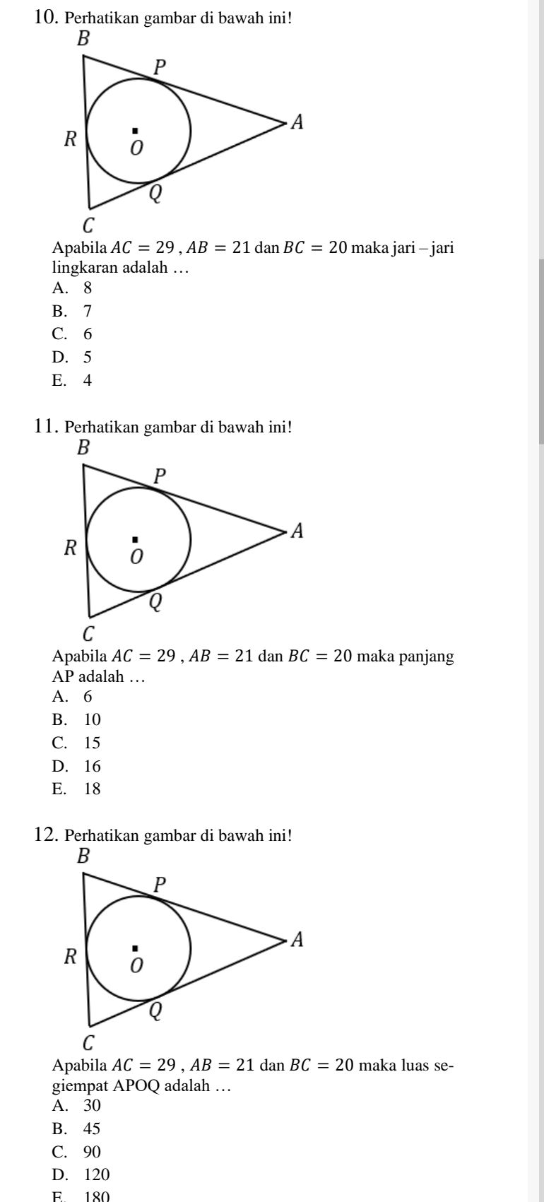 10. Perhatikan gambar di bawah ini! Apabila | StudyX