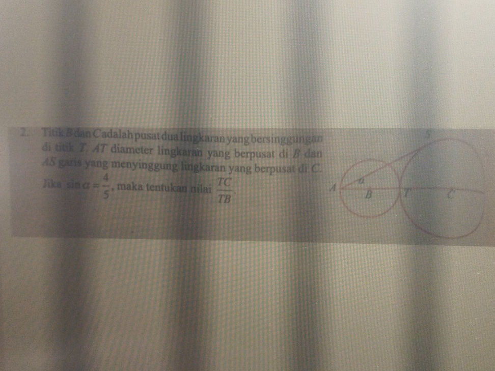 2. Titik B dan Cadalah pusat dua lingkaran | StudyX