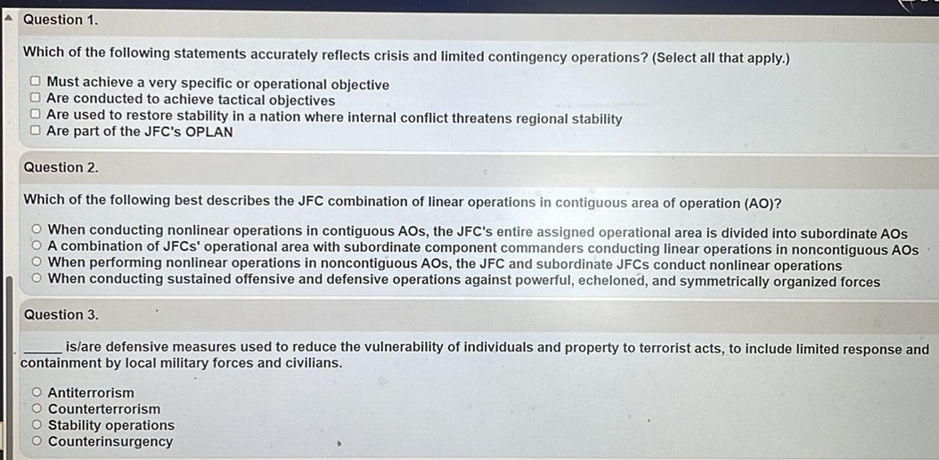 Question 1. Which of the following | StudyX