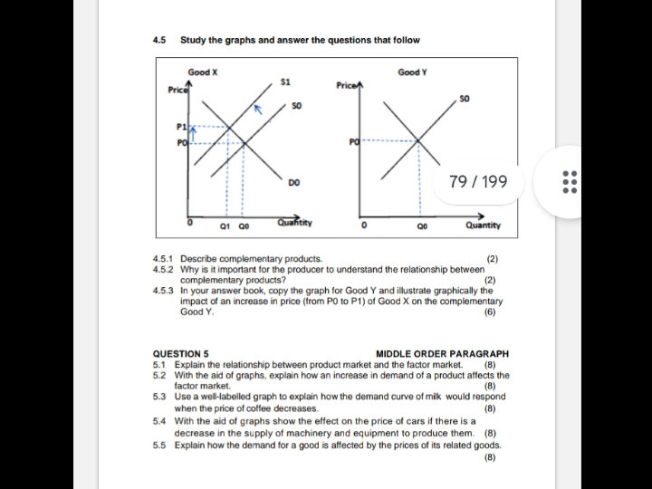 4.5 Study the graphs and answer the | StudyX