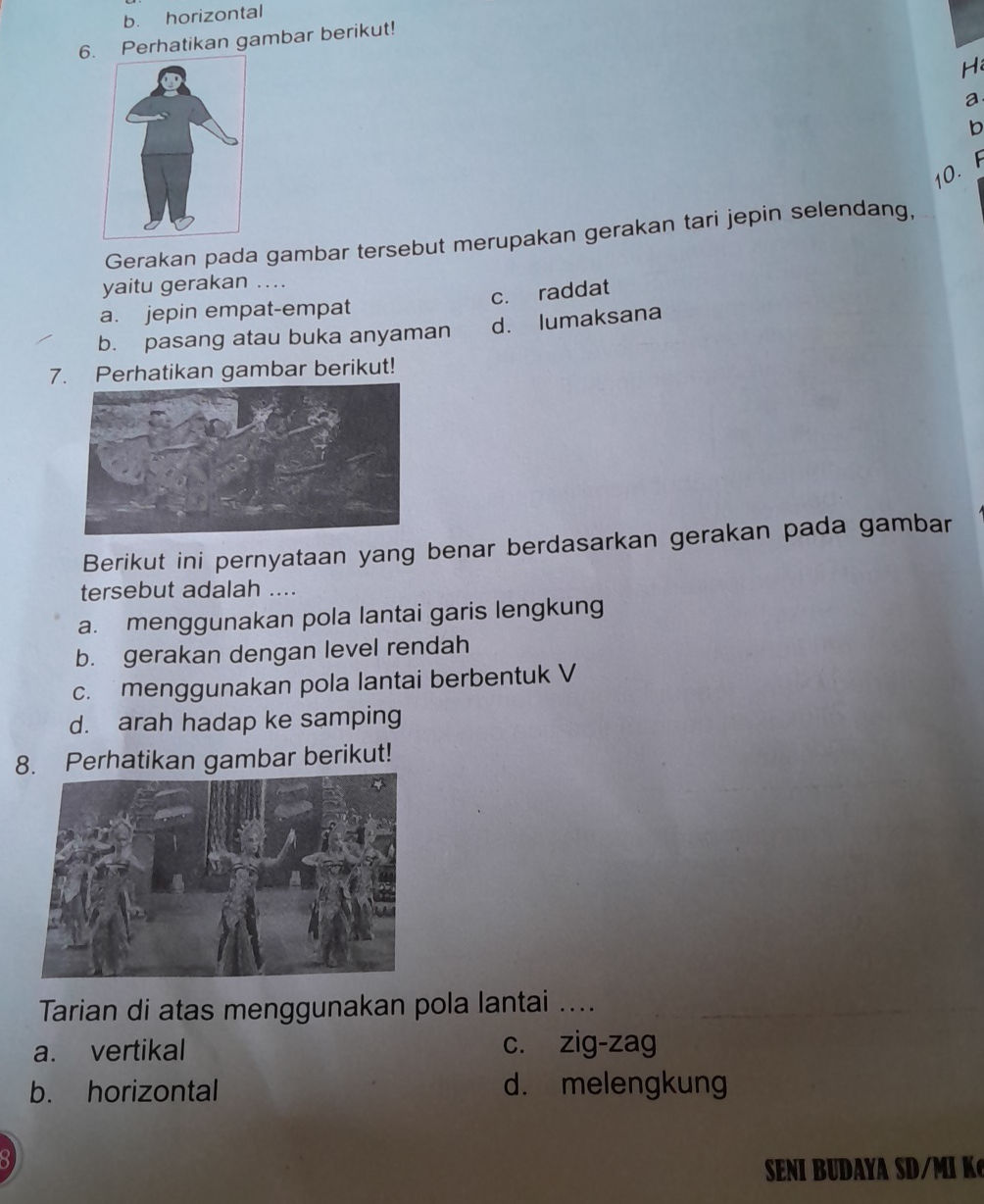 6. Perhatikan gambar berikut! Gerakan pada | StudyX