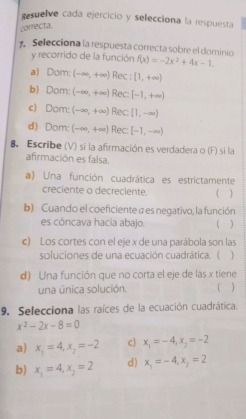 7. Selecciona la respuesta correcta sobre el | StudyX