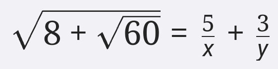 Simplify radical expression $\sqrt{8 + | StudyX