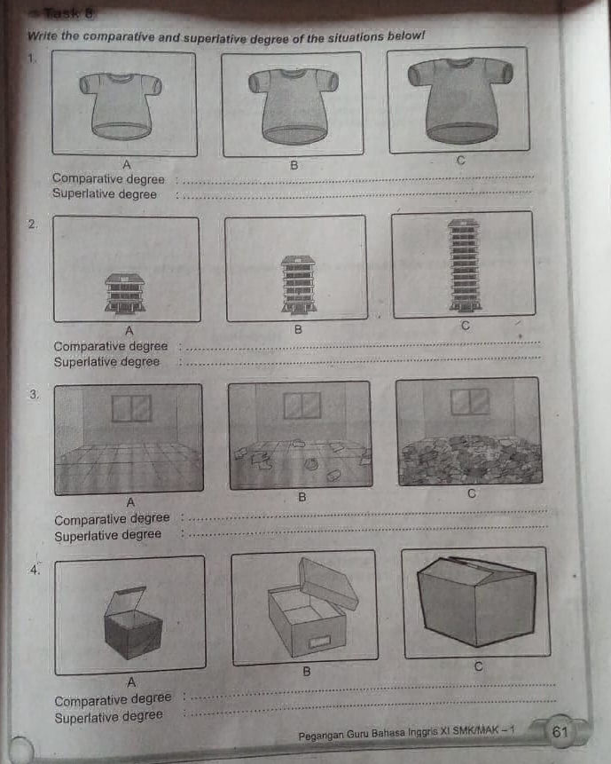 Write the comparative and superlative degree | StudyX