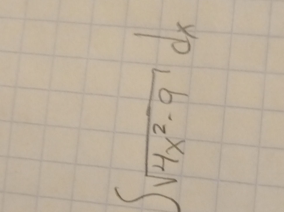 Integral of Square Root of 4x^2 - 9 | StudyX