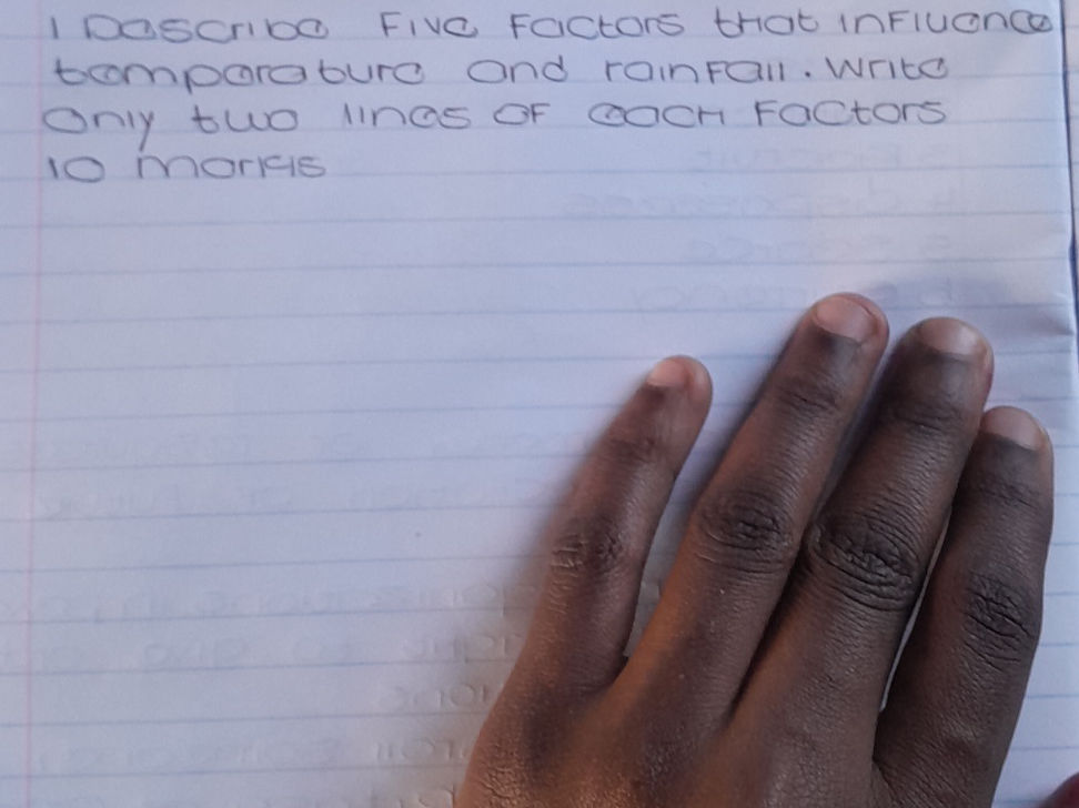 I Describe Five Factors that influence | StudyX