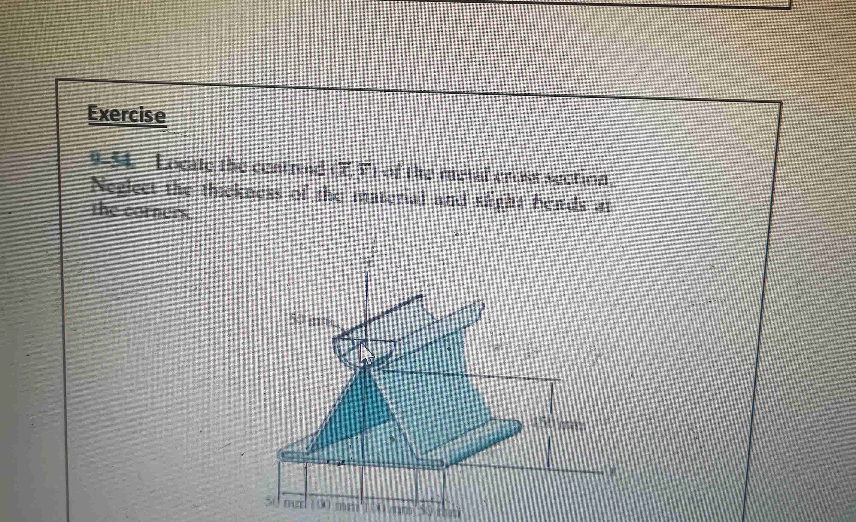 Locate the centroid ($ {x}$, $ {y}$) of the | StudyX