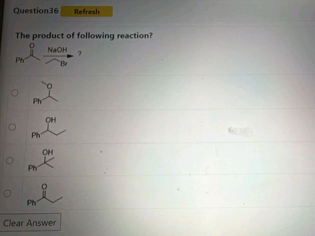 The product of following reaction? | StudyX