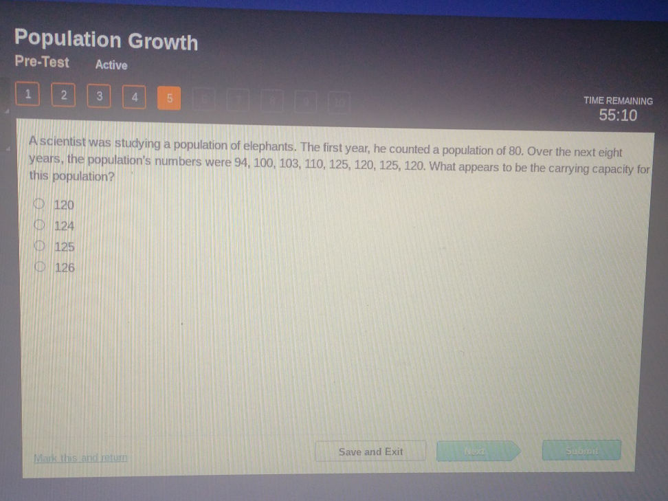 A scientist was studying a population of | StudyX