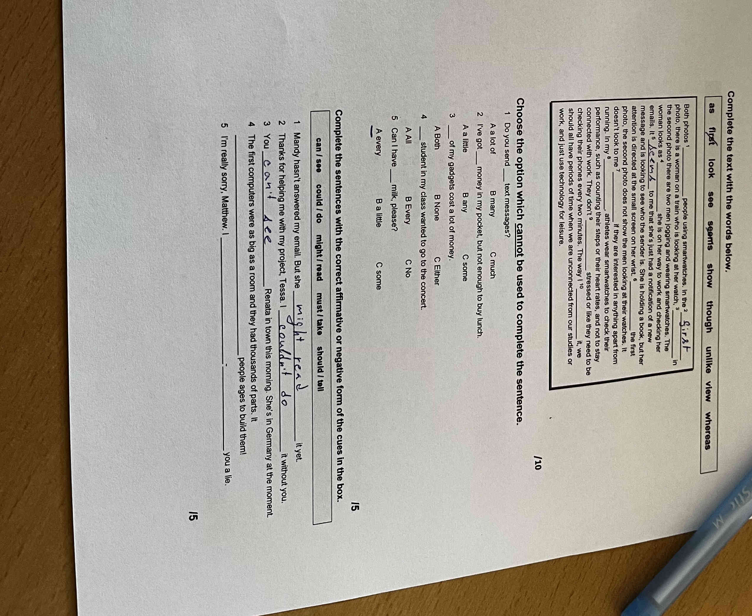 Complete the text with the words below. as | StudyX