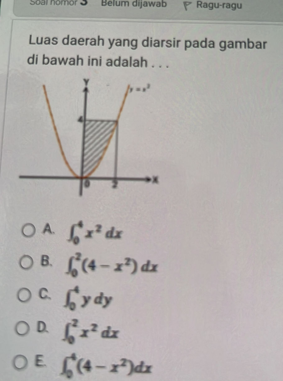 Luas daerah yang diarsir pada gambar di | StudyX