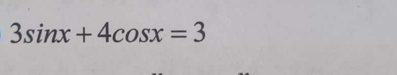 Solving Trigonometric Equation: 3sinx + | StudyX