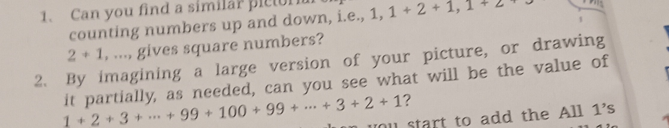 1. Can you find a similar counting numbers | StudyX