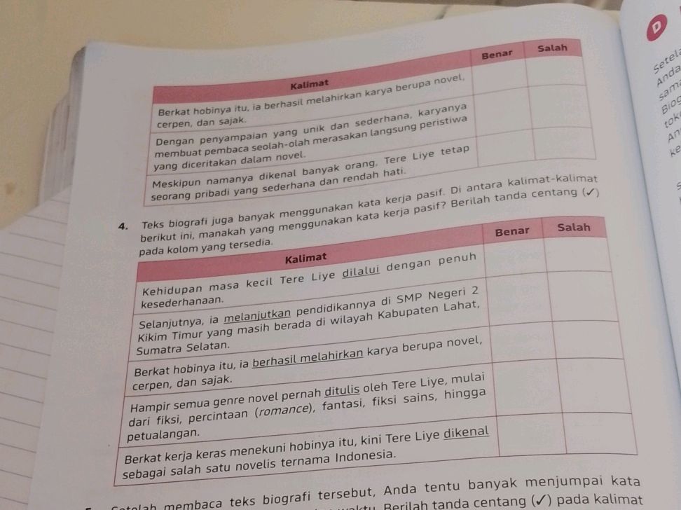 4. Teks biografi juga banyak menggunakan | StudyX