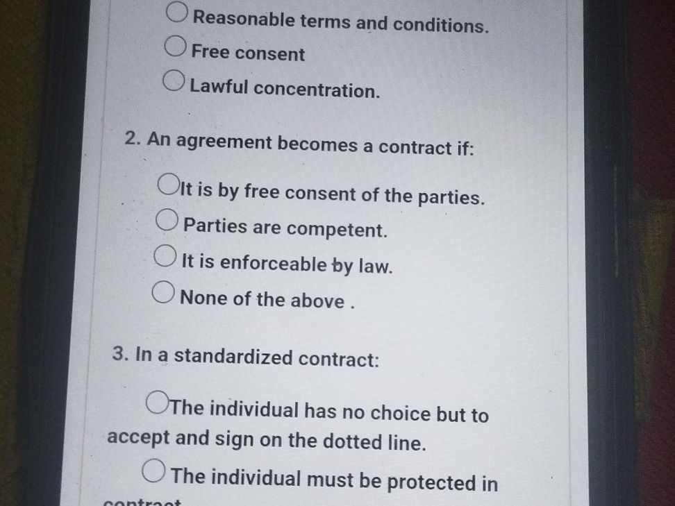 Reasonable terms and conditions. Free | StudyX