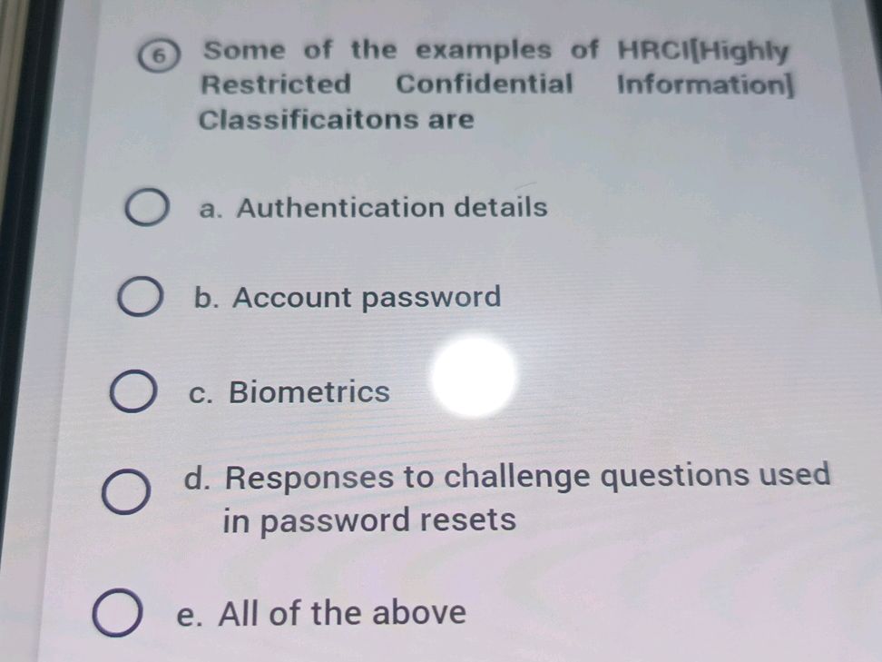 6 Some of the examples of HRCI [Highly | StudyX