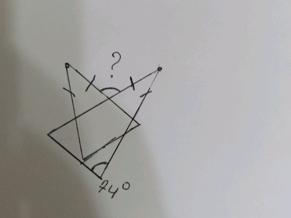 Find the angle marked with a question mark. | StudyX