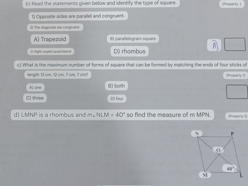 b) Read the statements given below and | StudyX