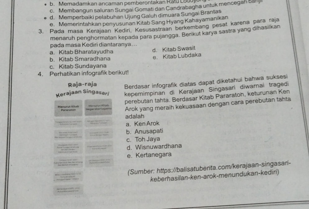 3. Pada masa Kerajaan Kediri, Kesusastraan | StudyX