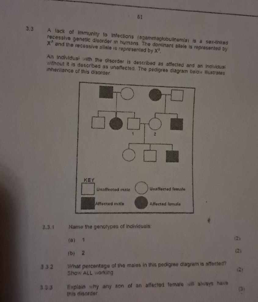 3.3 A lack of immunity to infections | StudyX