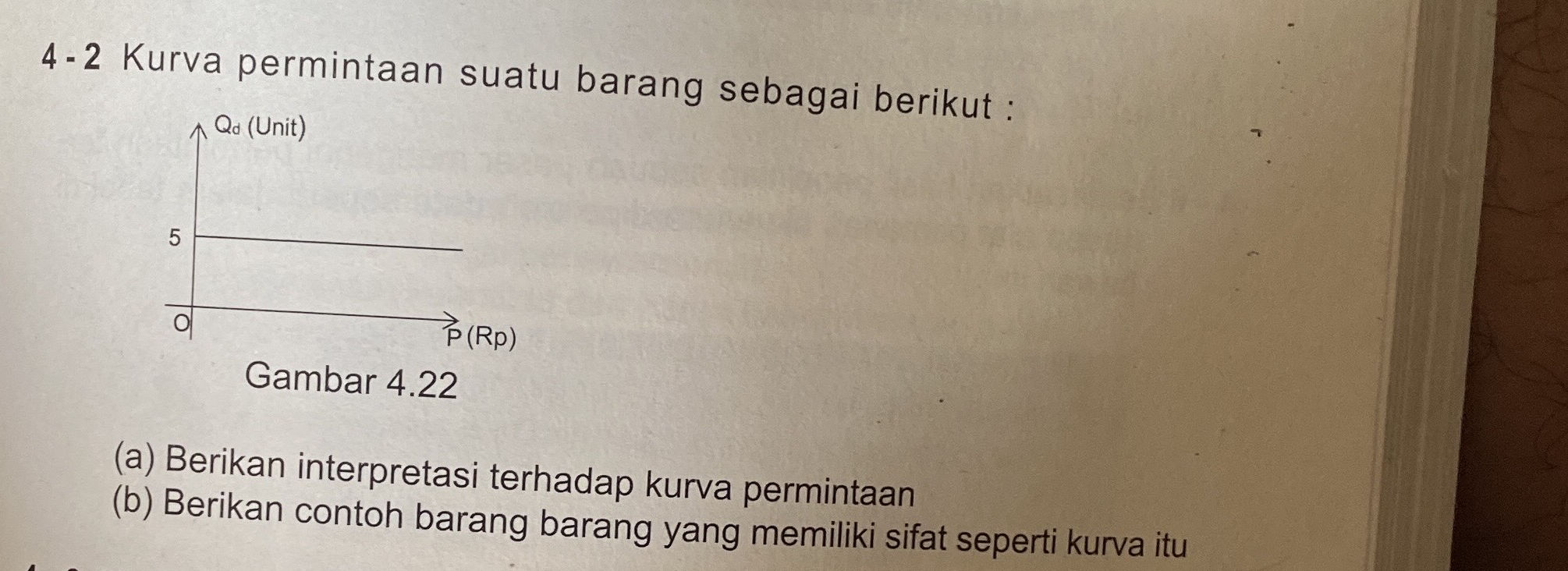 4-2 Kurva permintaan suatu barang sebagai | StudyX
