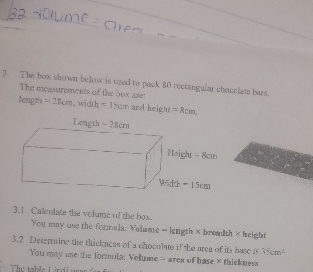 3. The box shown below is used to pack 80 | StudyX