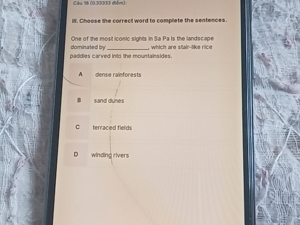 III. Choose the correct word to complete the | StudyX