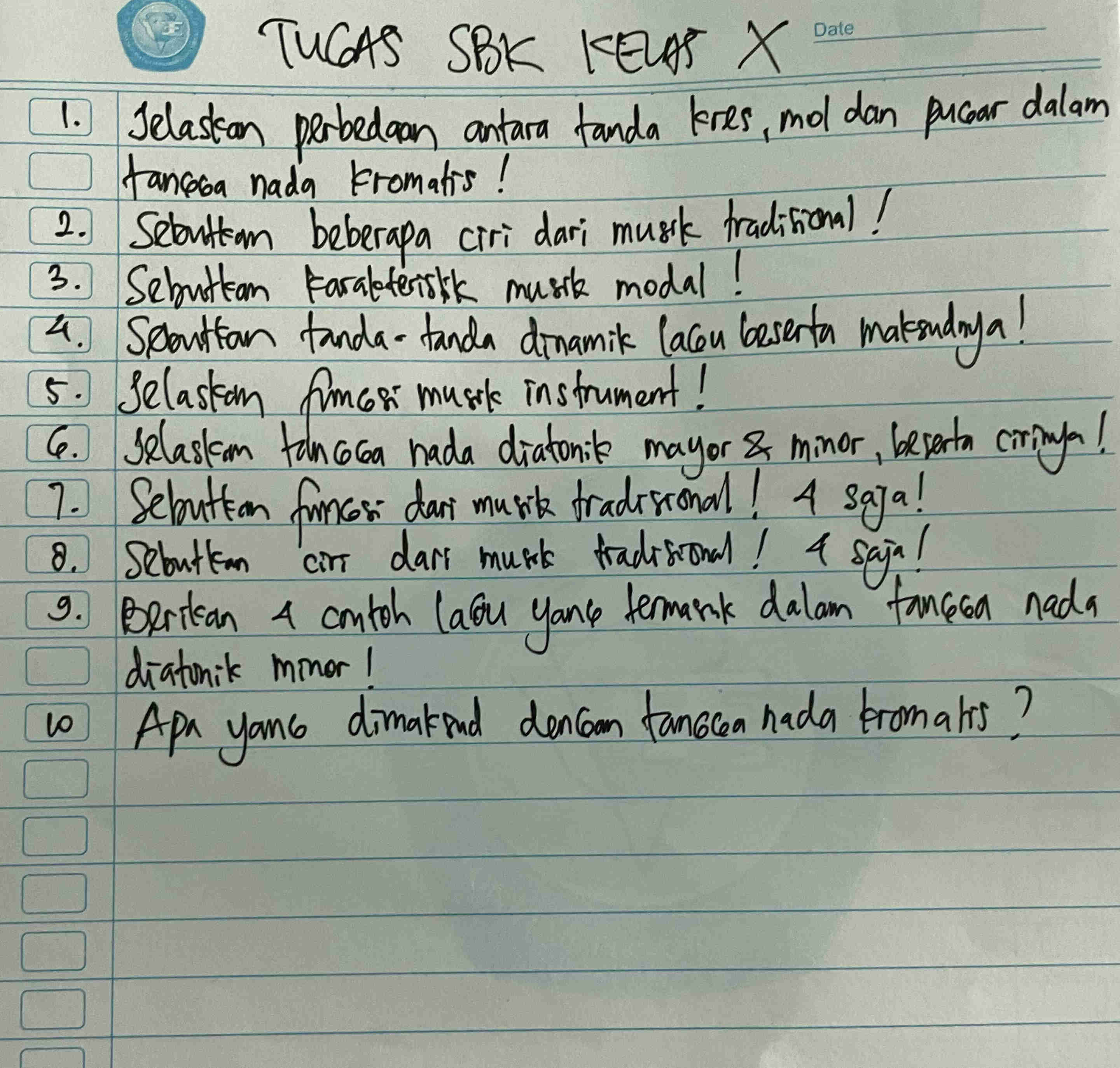 1. Jelaskan perbedaan antara tanda kres, mol | StudyX