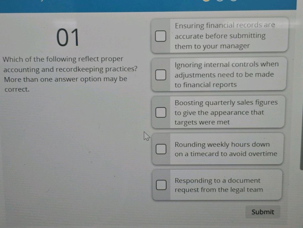 Which of the following reflect proper | StudyX
