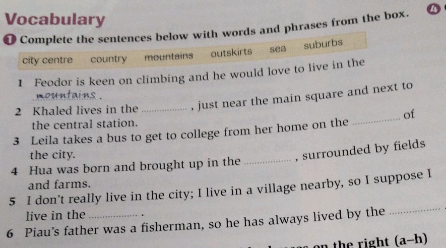 Complete the sentences below with words and | StudyX