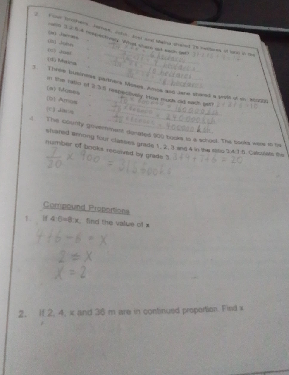 2. Four brothers James, John, Joel and Maina | StudyX