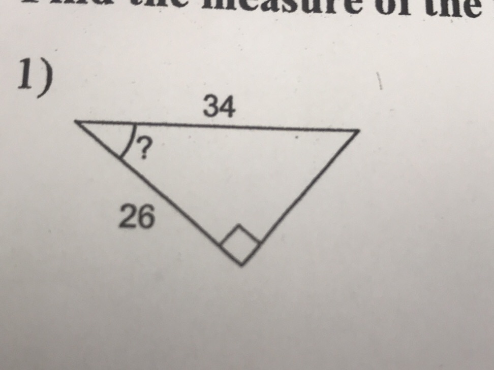 Find the measure of the angle marked with a | StudyX