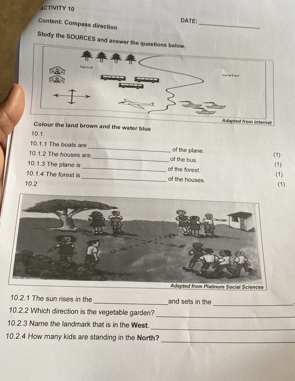Study the SOURCES and answer the questions | StudyX