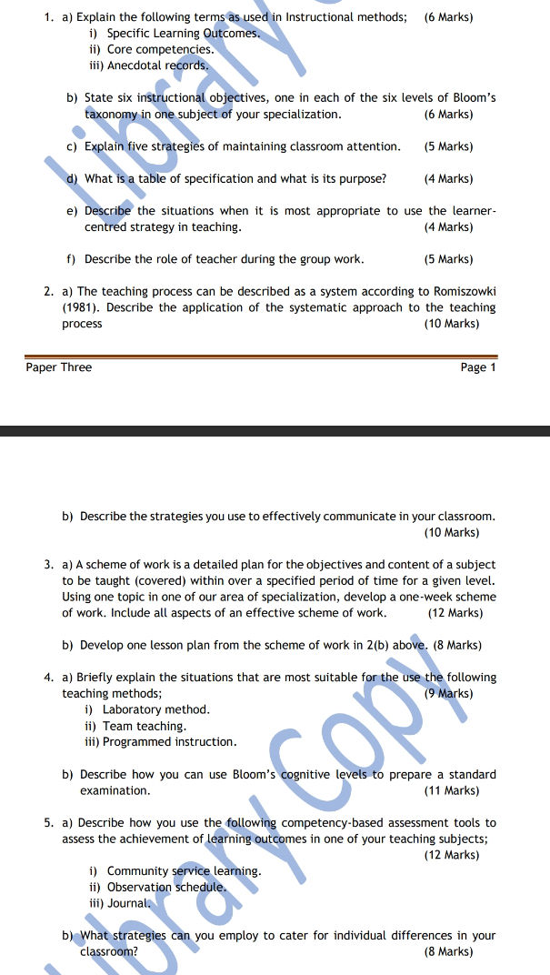 1. a) Explain the following terms as used in | StudyX