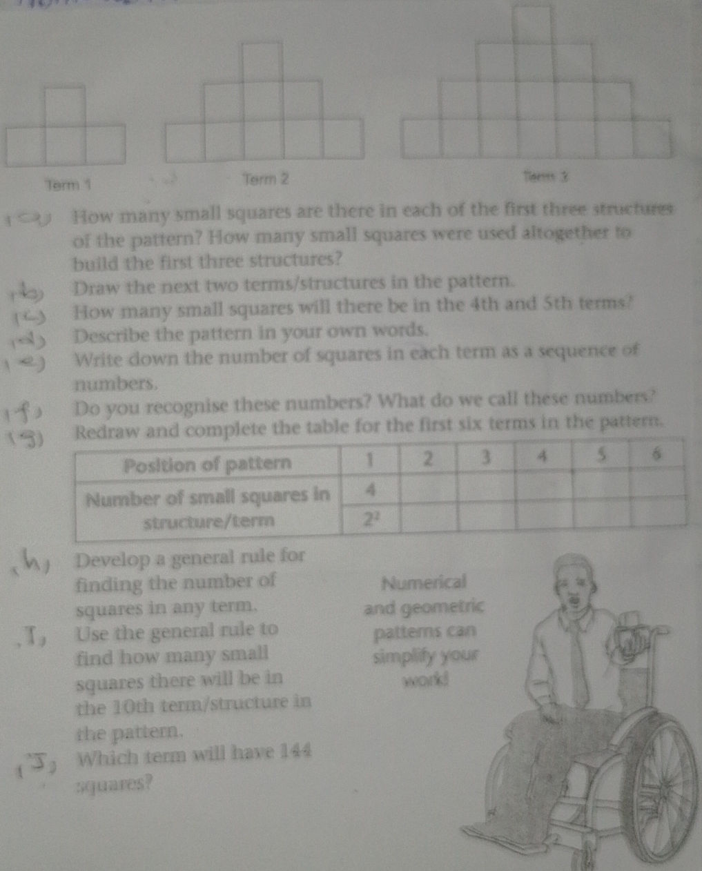 How many small squares are there in each of | StudyX