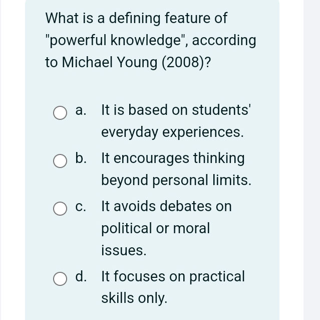 What is a defining feature of "powerful | StudyX