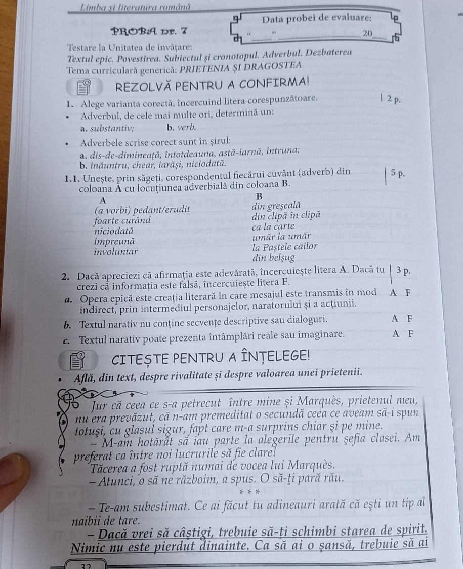 1. Alege varianta corectă, încercuind litera | StudyX