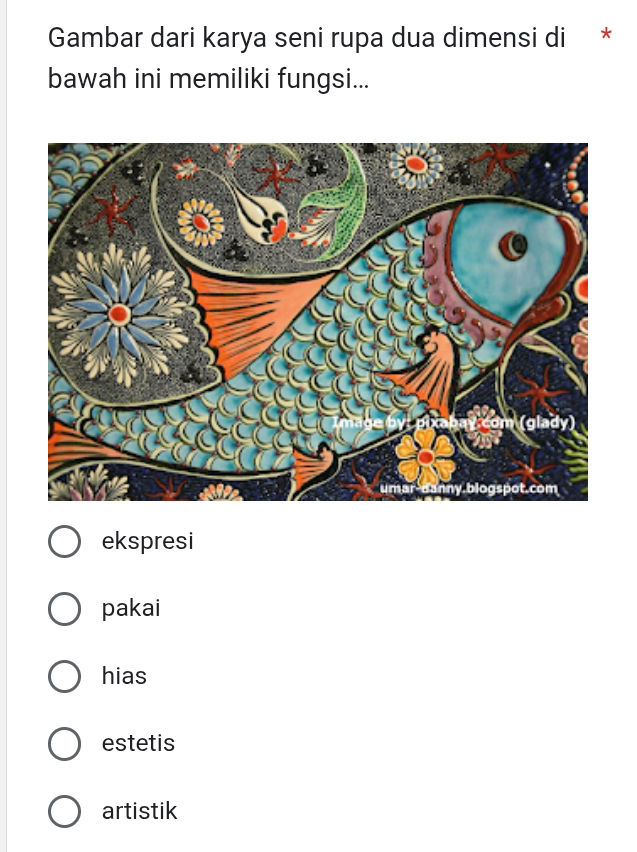 Gambar dari karya seni rupa dua dimensi di | StudyX