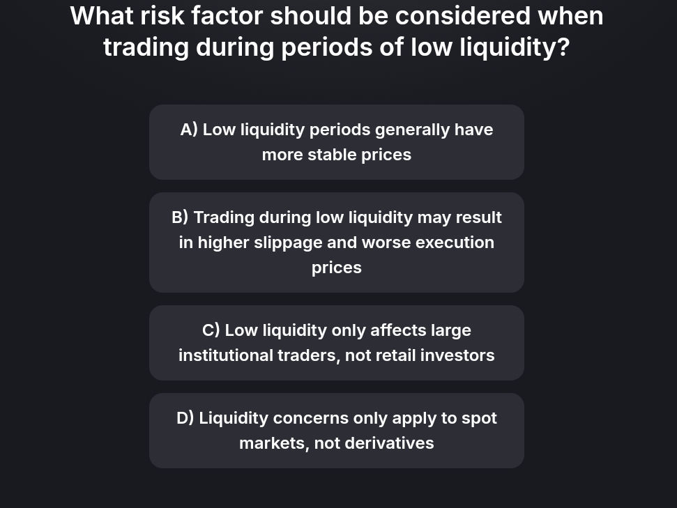 What risk factor should be considered when | StudyX