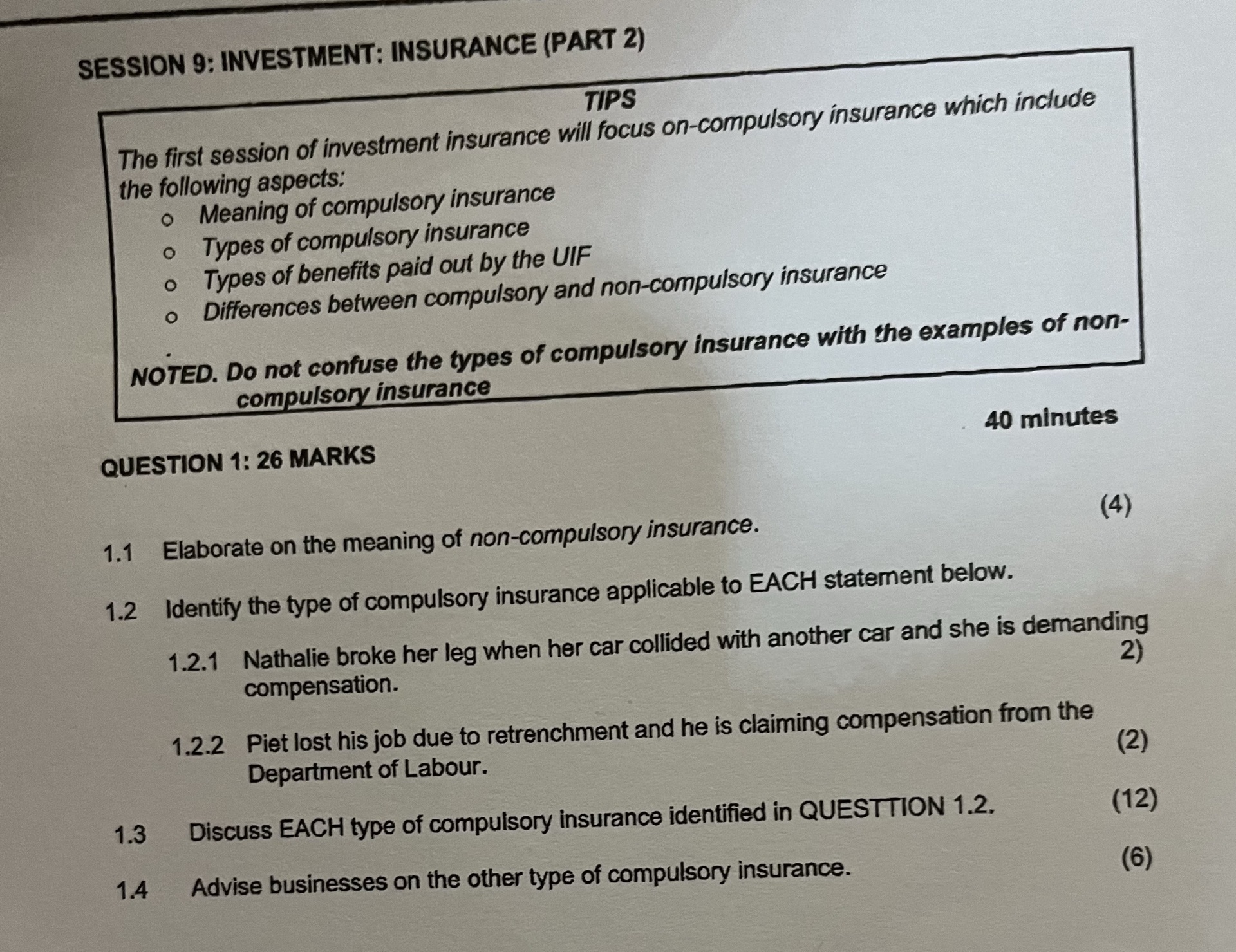 1.1 Elaborate on the meaning of | StudyX