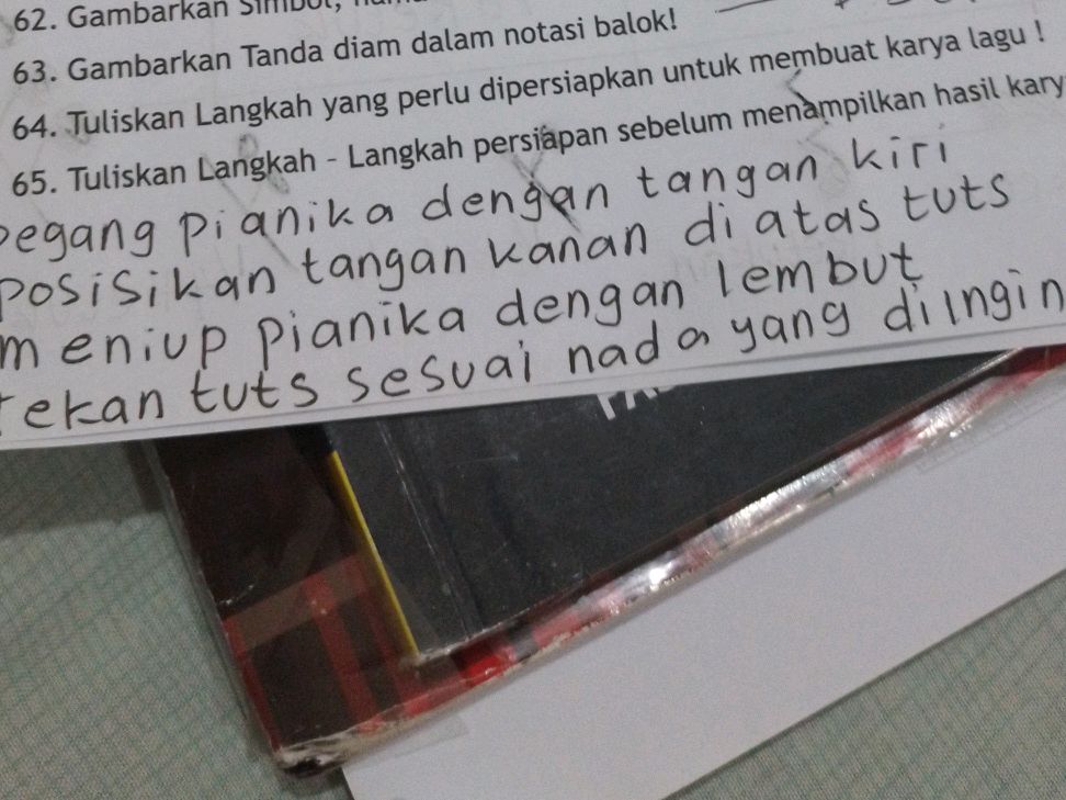 62. Gambarkan 63. Gambarkan Tanda diam dalam | StudyX