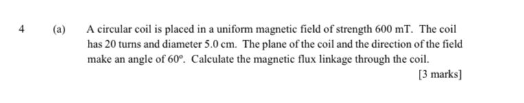 A circular coil is placed in a uniform | StudyX