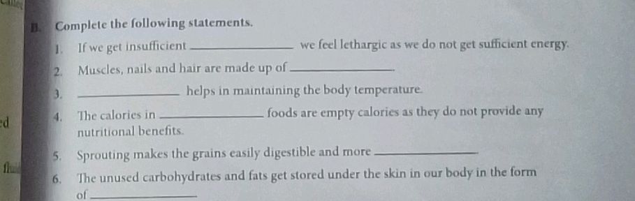 Complete the following statements. 1. If we | StudyX
