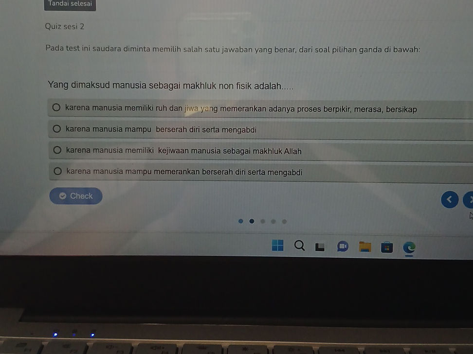 Yang dimaksud manusia sebagai makhluk non | StudyX