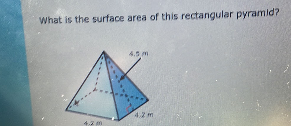 What is the surface area of this rectangular | StudyX