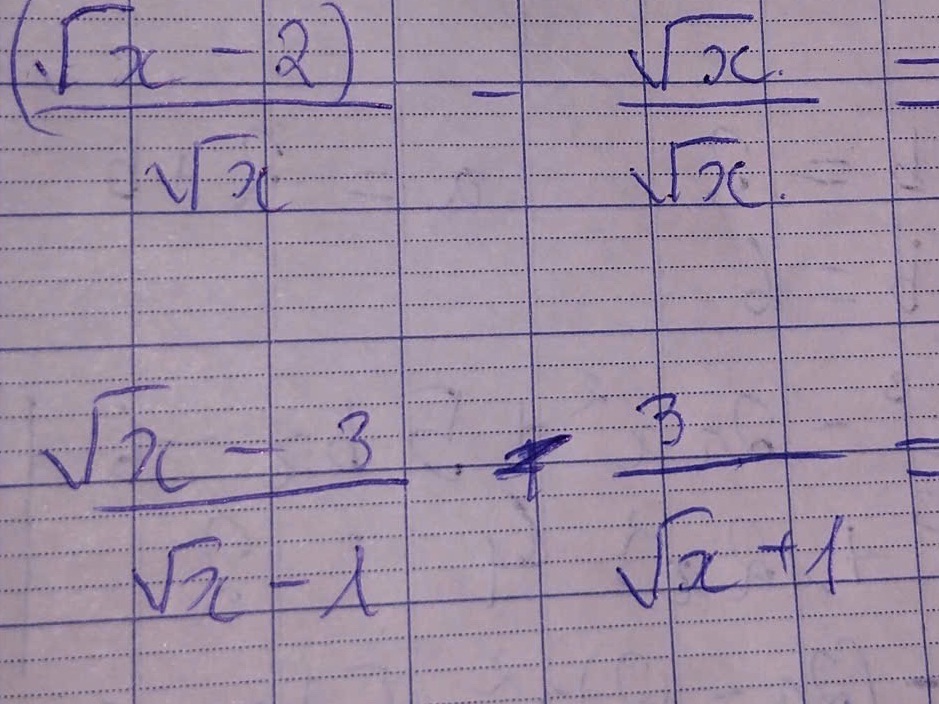 x}-2}{ {x}} - { {x}}{ {x}} = { | StudyX