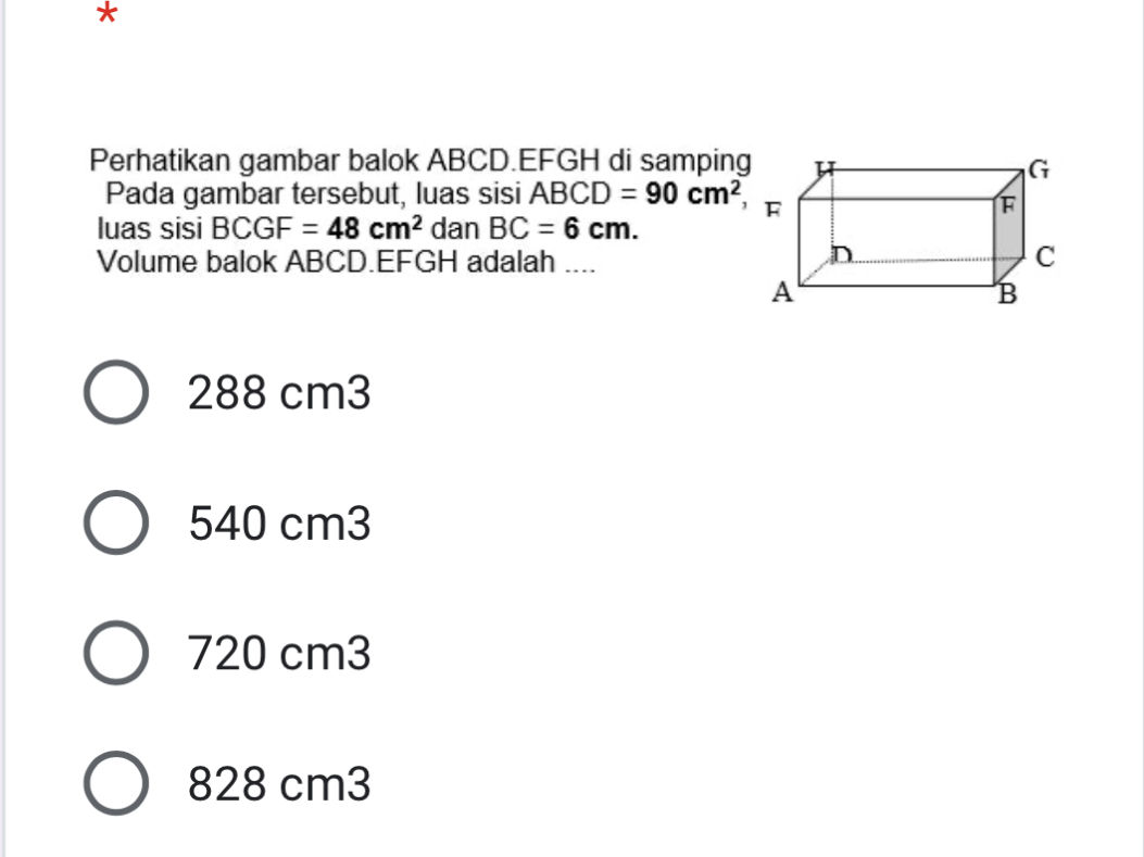 Perhatikan gambar balok ABCD.EFGH di samping | StudyX
