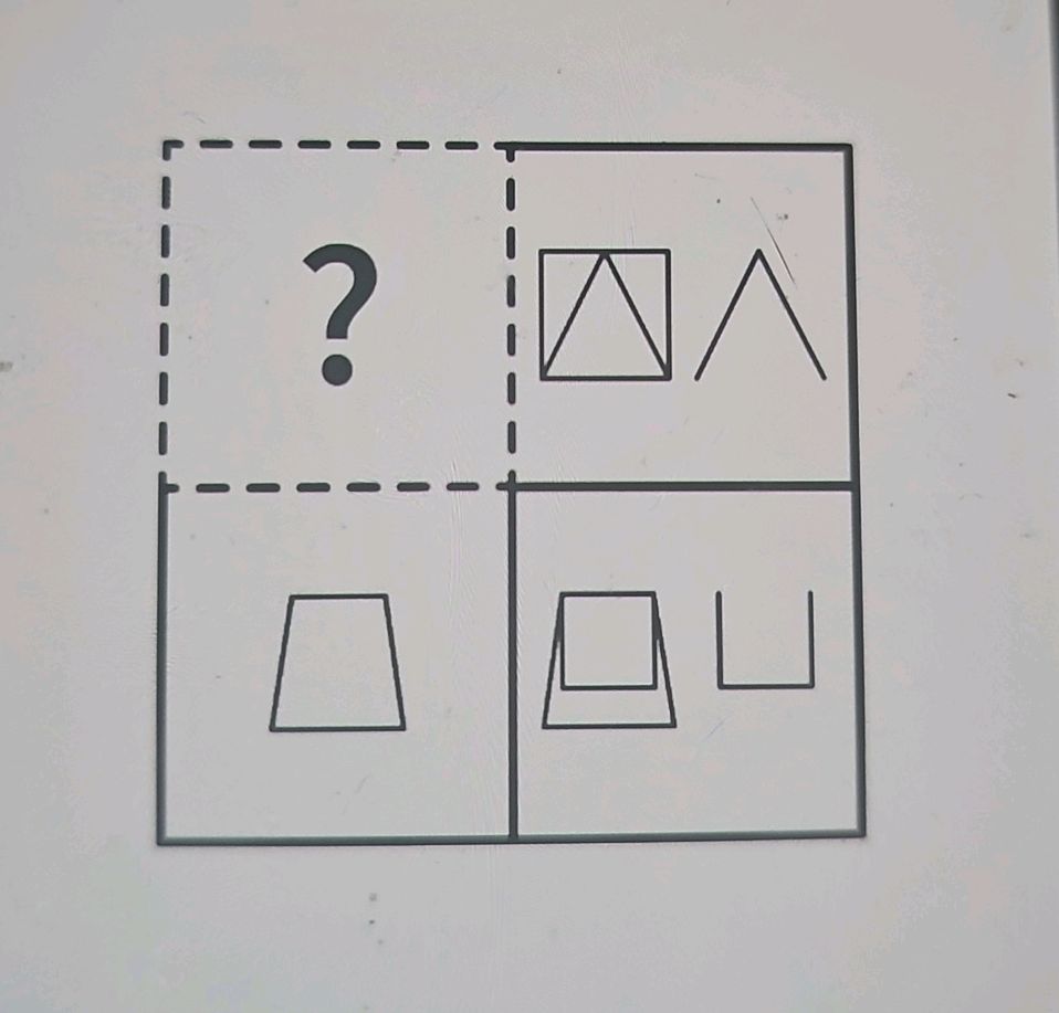 The image presents a pattern recognition | StudyX