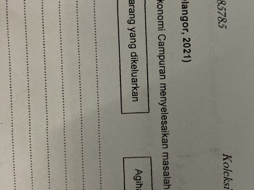 ekonomi Campuran menyelesaikan masalah | StudyX